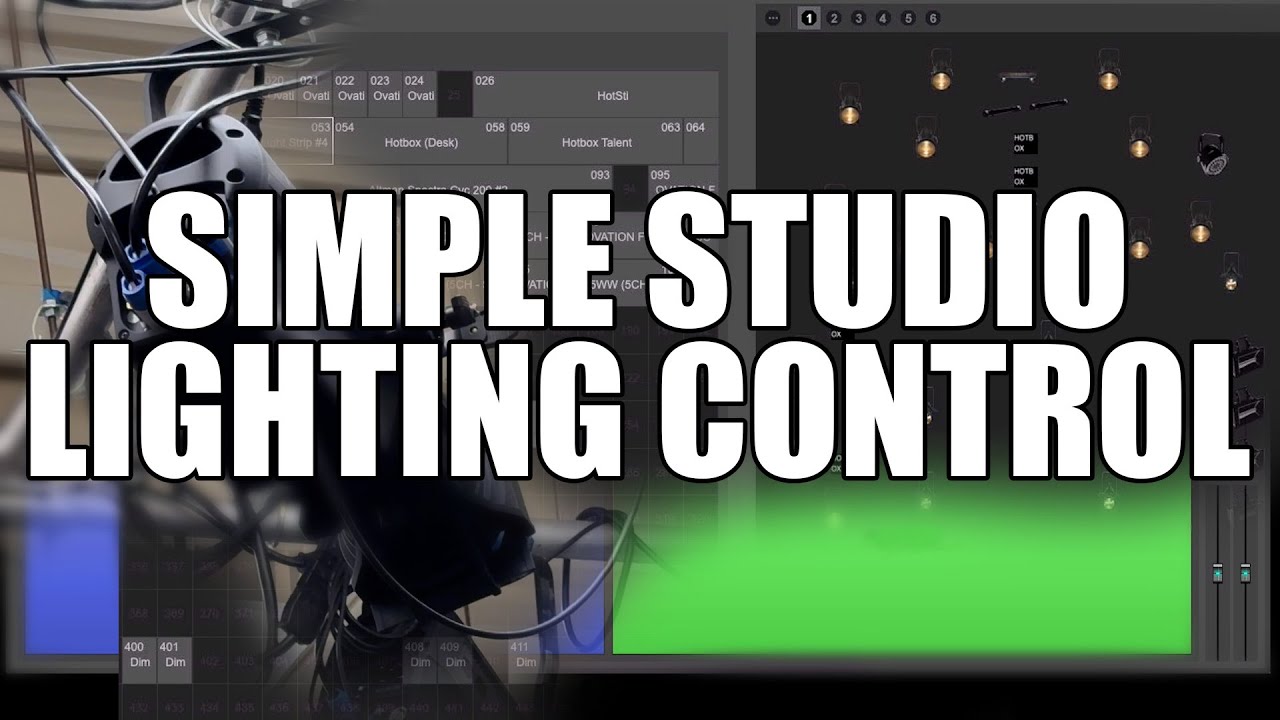 How to Easily Control Lighting in a Studio Using Chauvet ShowXpress ...