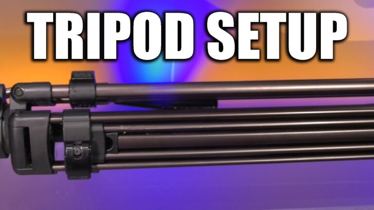 Basic Tripod Setup - The AV Coach