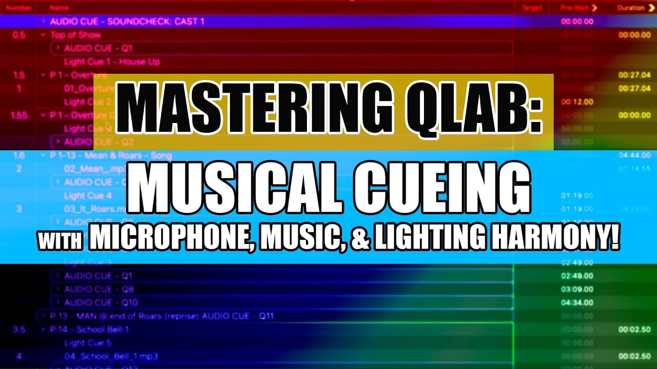 Mastering QLab: Musical Cueing with Microphone, Music, and Lighting ...